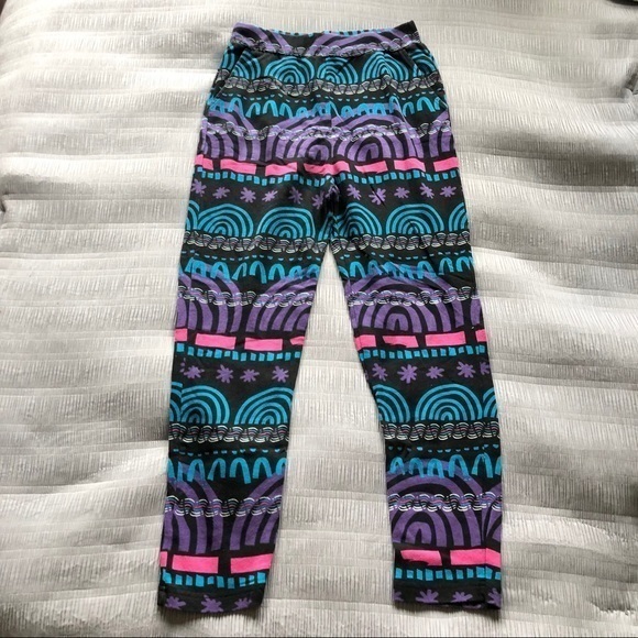 Pants & Jumpsuits | Funky Sweats Bright Neon 8s 90s Ankle Cut | Poshmark